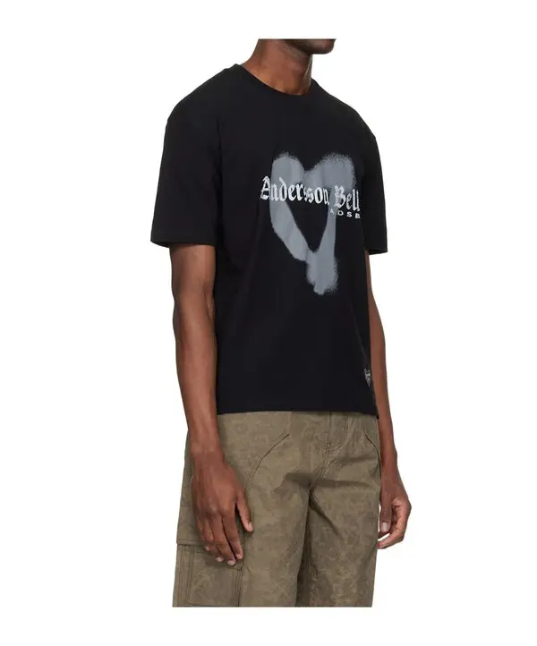 Andersson Bell Heart-patterned T-shirt