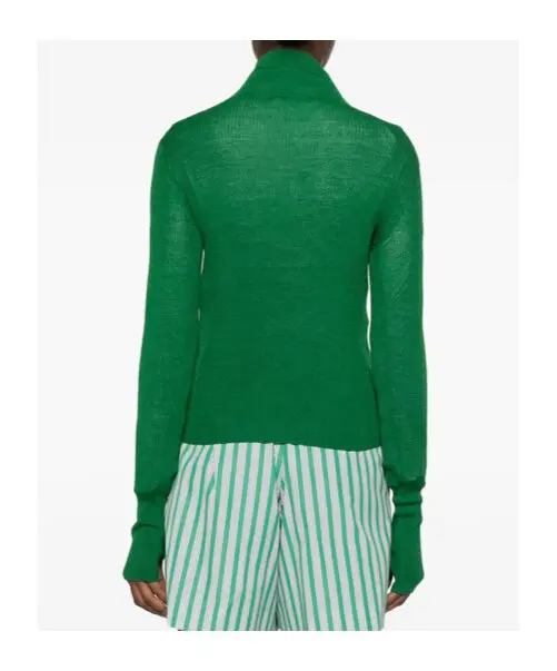 THE FRANKIE SHOP Long-sleeve Zip-up Sweater