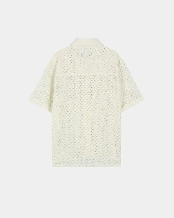 Andersson Bell Lace Short-sleeve Shirt - Off-white