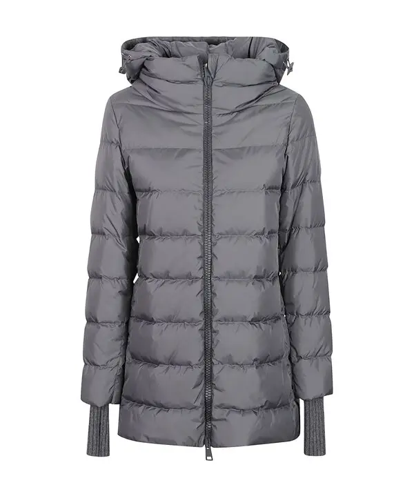 Herno 2-layer Nylon Down Puffer Jacket - Grey