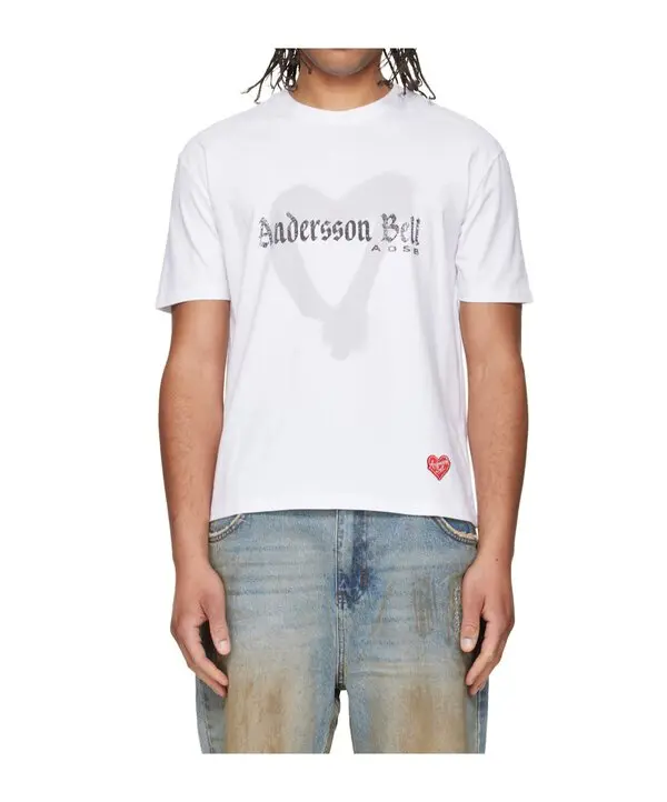 Andersson Bell Heart-patterned T-shirt