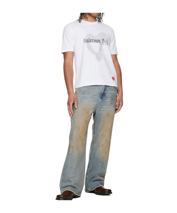 Andersson Bell Heart-patterned T-shirt