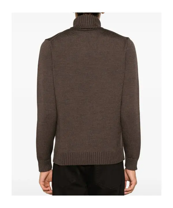 ZANONE Roll-neck Ribbed-trim Sweater