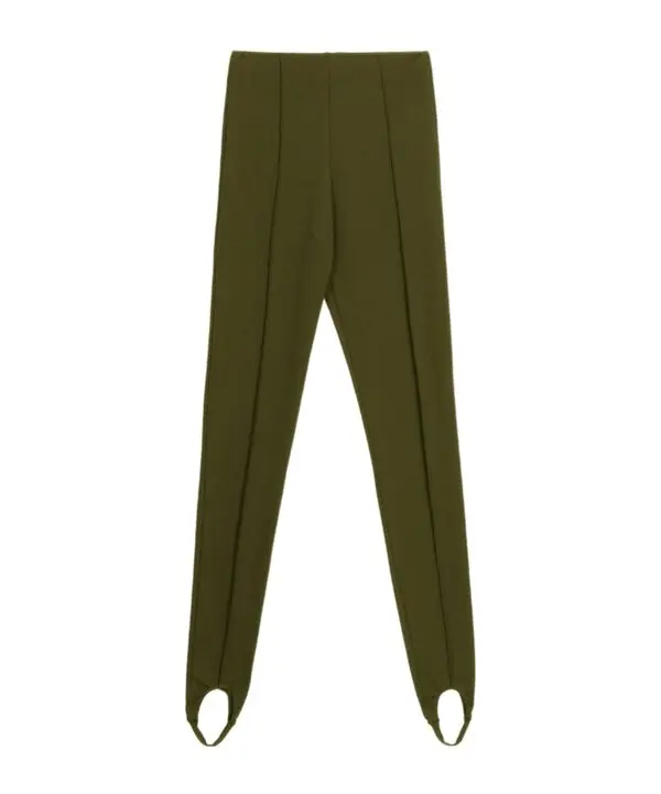 THE FRANKIE SHOP Caserta Stirrup Leggings - Olive