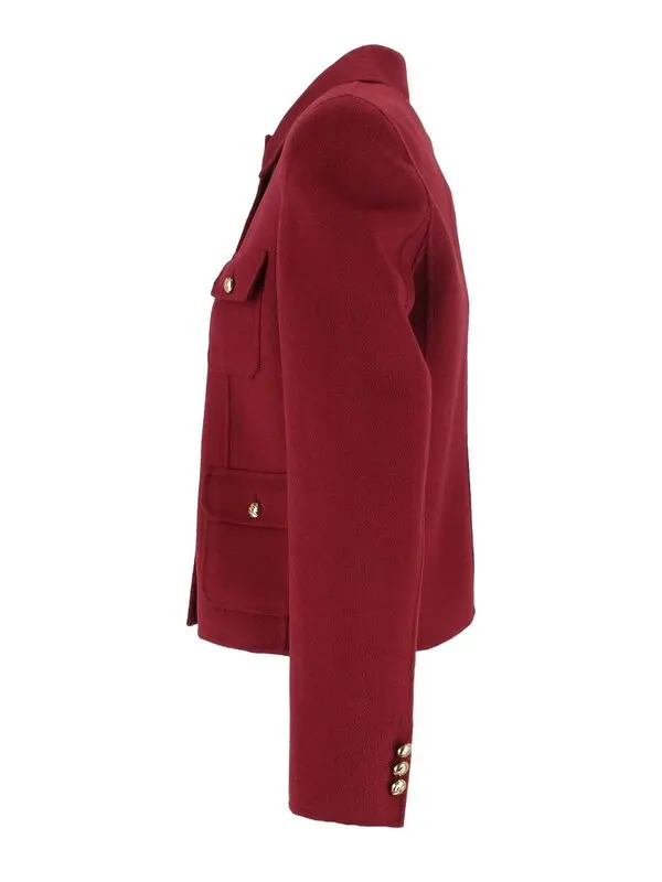 Max Mara Boxy Pocket Jacket - Red