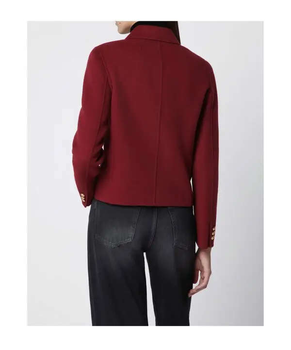 Max Mara Boxy Pocket Jacket - Red