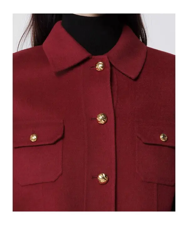Max Mara Boxy Pocket Jacket - Red