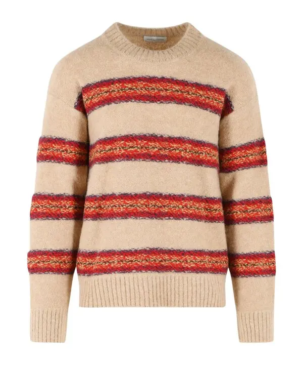 Dries Van Noten Crew Neck Sweater - Cream