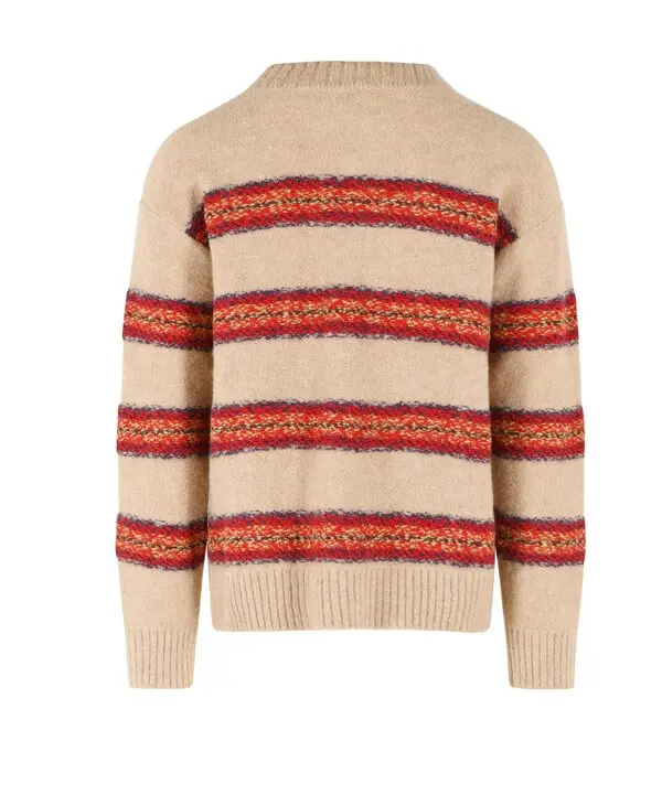 Dries Van Noten Crew Neck Sweater - Cream