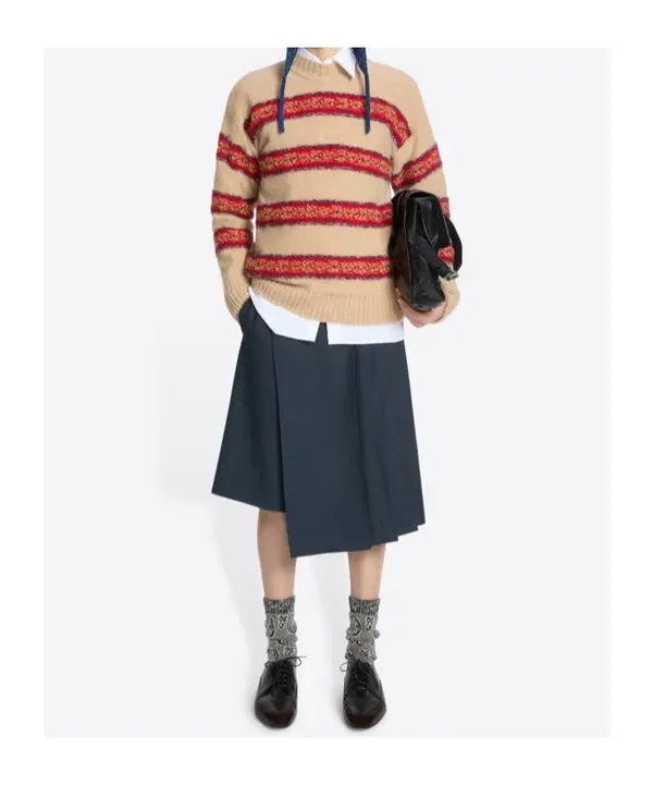 Dries Van Noten Crew Neck Sweater - Cream