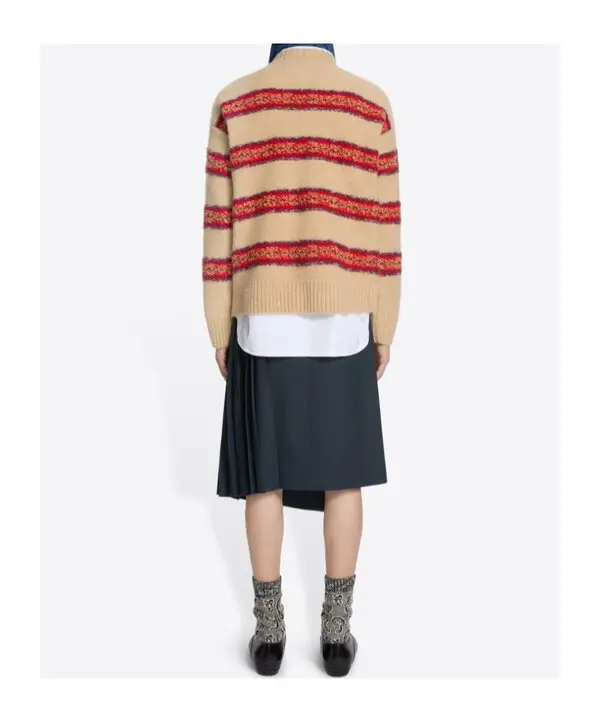 Dries Van Noten Crew Neck Sweater - Cream