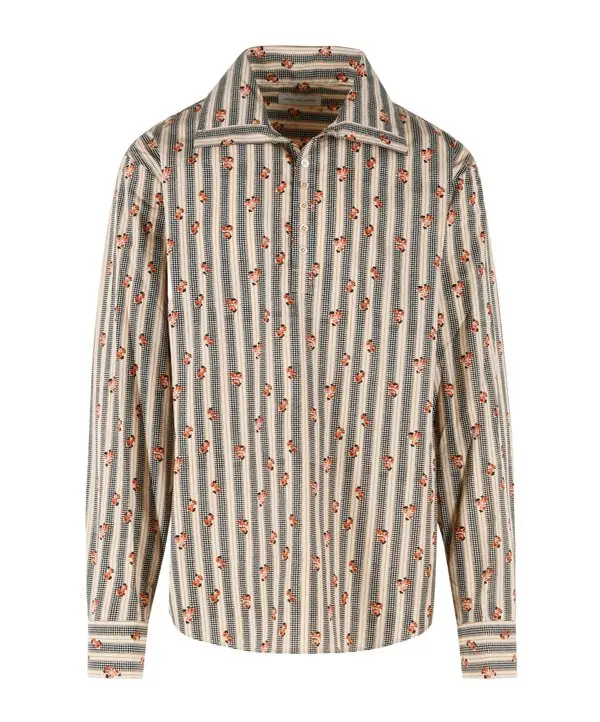 Dries Van Noten Vertical Striped Shirt