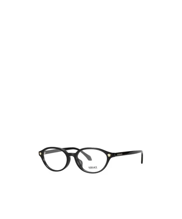 Versace Medusa Detail Oval Eyeglasses
