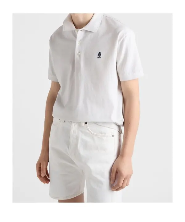 Prada Denim Bermuda Shorts - White