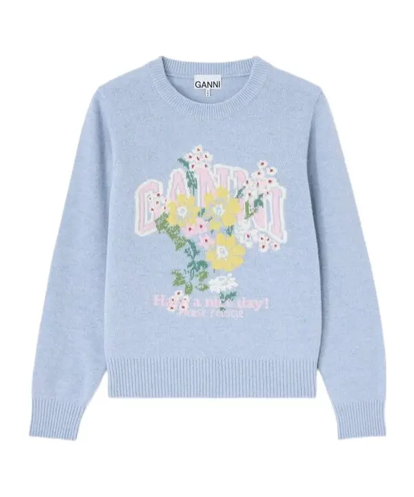 GANNI Long-sleeved Sweater