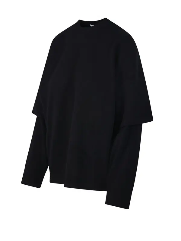 DARKPARK Troy Double Sleeved Jumper - Black