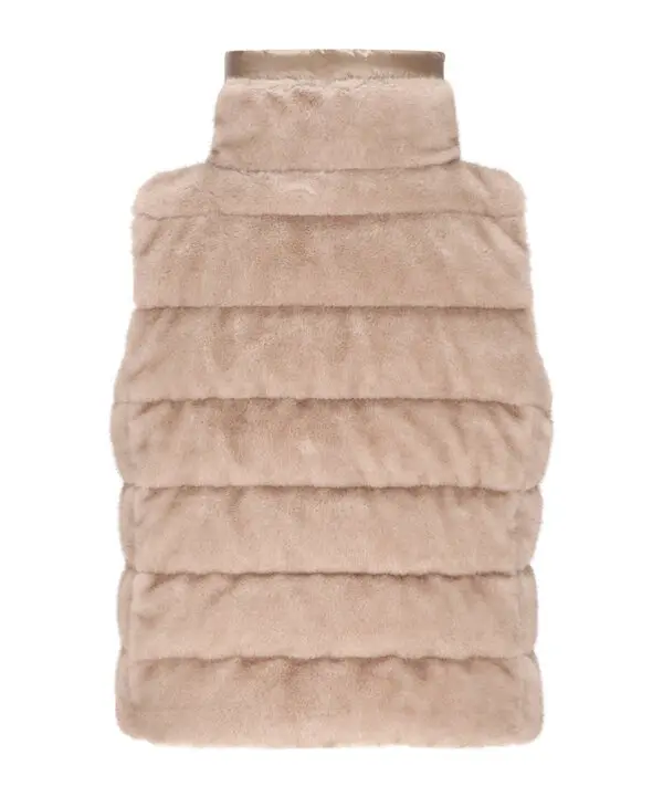 Herno Sleeveless Down Jacket With High Neck