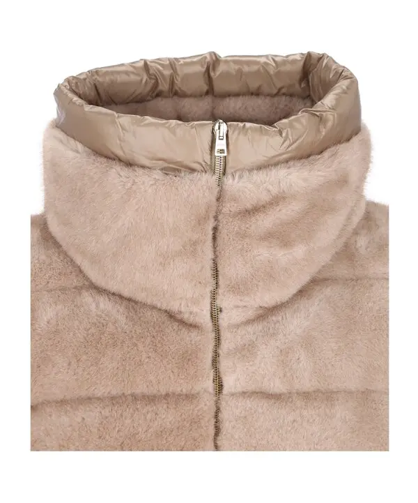 Herno Sleeveless Down Jacket With High Neck