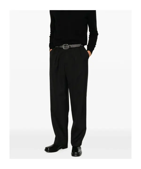 NINE:INTHE:MORNING Kai Pleated Straight-leg Trousers