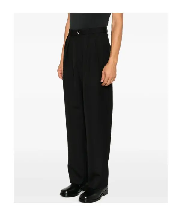 NINE:INTHE:MORNING Kai Pleated Straight-leg Trousers