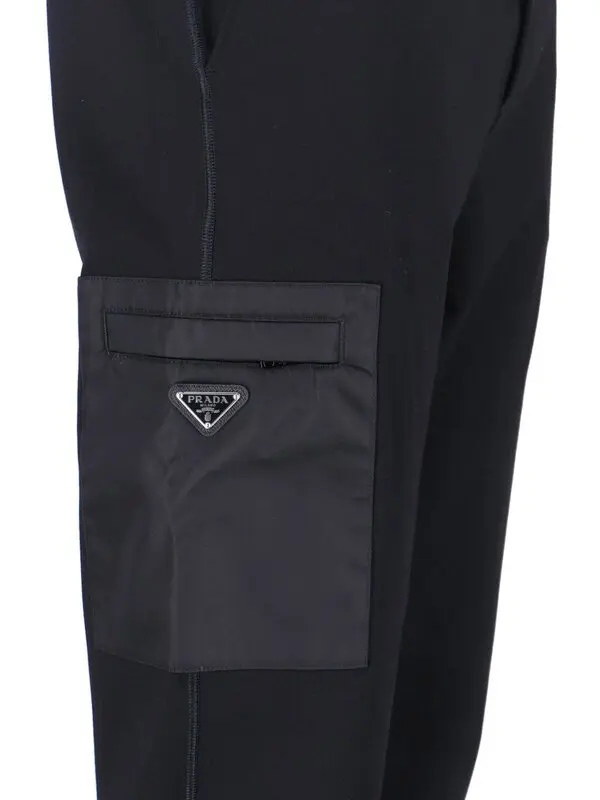 Prada Elastic Waist Casual Pants