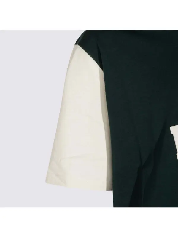 AMI Paris Logo Print Crewneck T-shirt