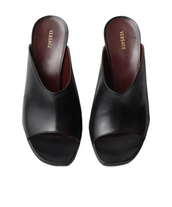 Versace Sculpted Heeled Mules