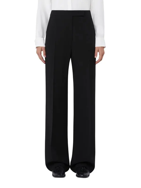 Max Mara Pressed-crease Wide-leg Trousers