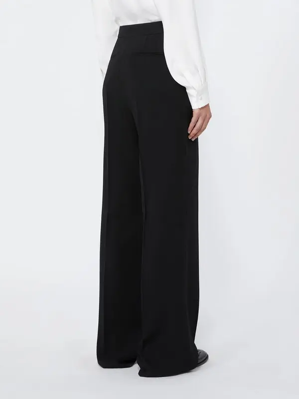 Max Mara Pressed-crease Wide-leg Trousers
