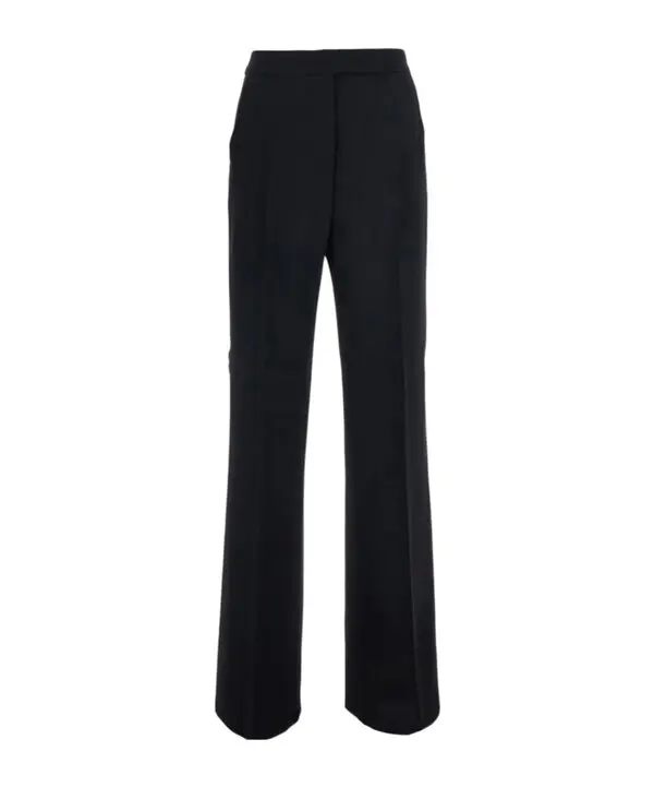 Max Mara Tailored High-waisted Wide Leg Trousers - Black