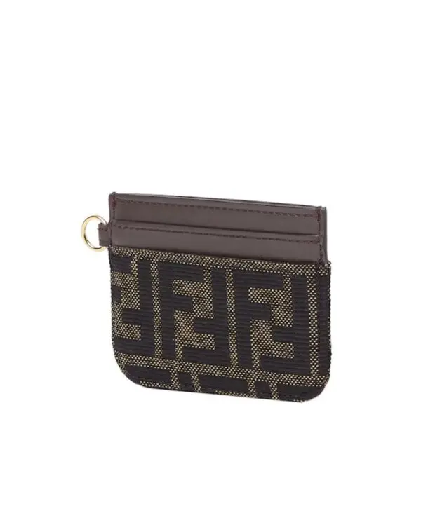 Fendi Ff Jacquard Card Case