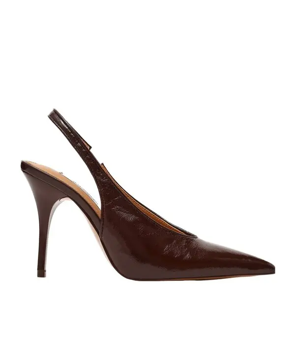 Steve Madden Andromeda Leather Pointed-toe Stiletto Heel Slingbacks