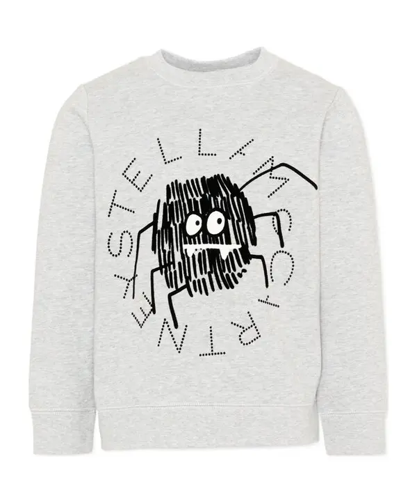 Stella McCartney Long-sleeve Spider Detail Sweatshirt - Grey