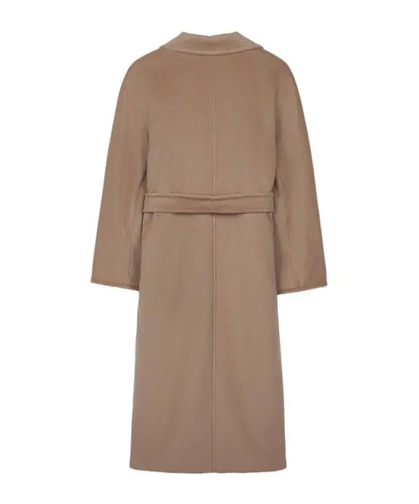 Max Mara Long Sleeve Belted Coat - No