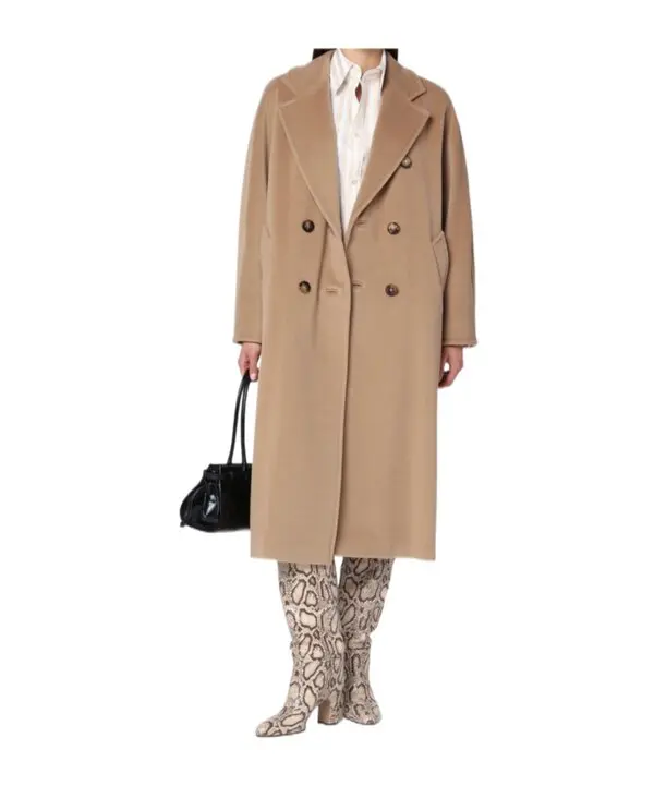 Max Mara Long Sleeve Belted Coat - No