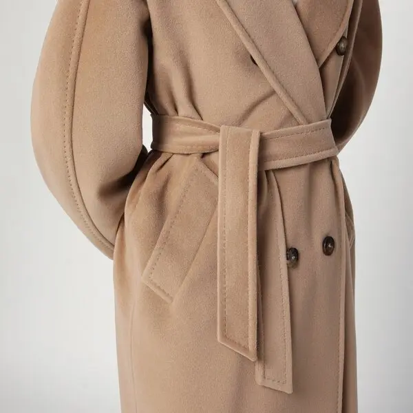 Max Mara Long Sleeve Belted Coat - No