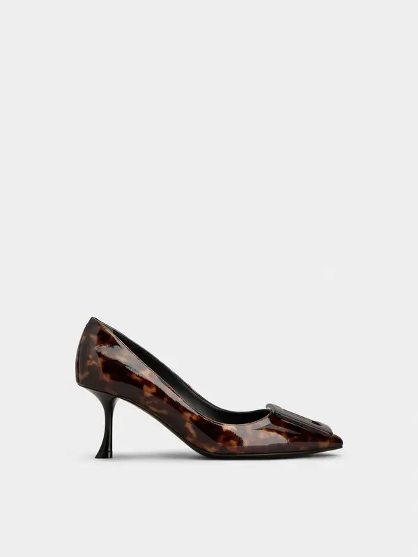 ROGER VIVIER Viv' In The City Pumps In Patent Leather