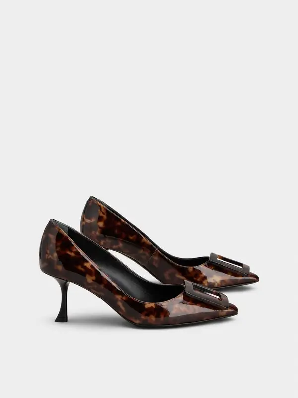 ROGER VIVIER Viv' In The City Pumps In Patent Leather