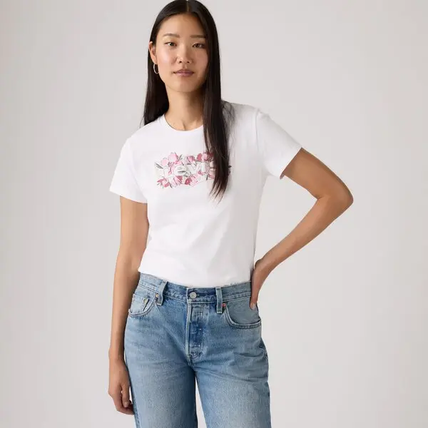 LEVI'S Classic Crewneck T-shirt With Graphic Logo