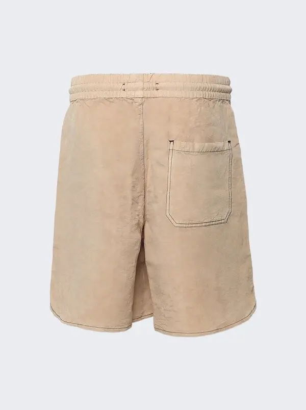 Amiri Script Linen Gd Short Earth