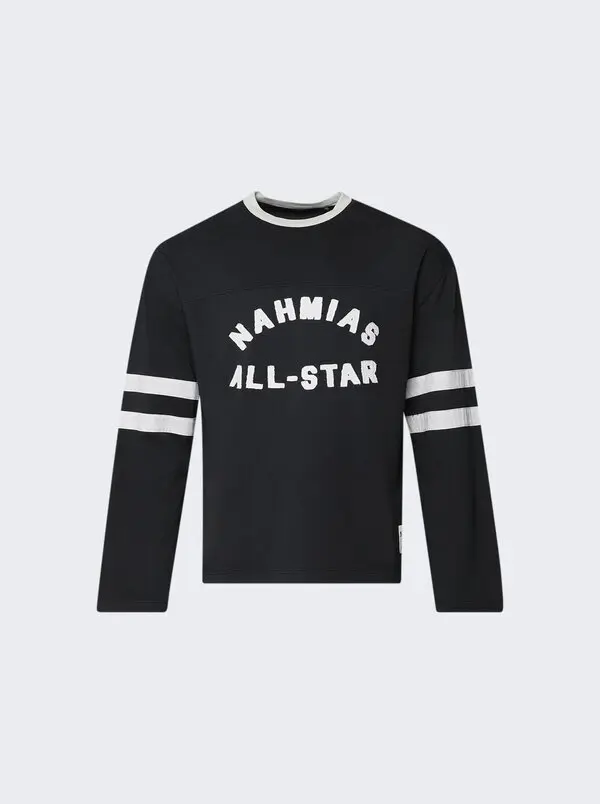NAHMIAS All Star Varsity Long Sleeve Tee Worn
