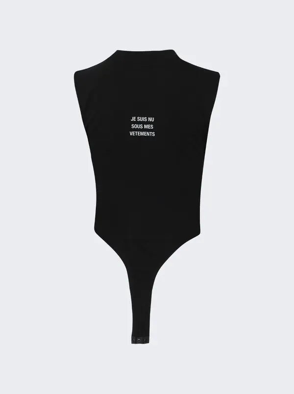 Vetements Printed Lettering Bodysuit