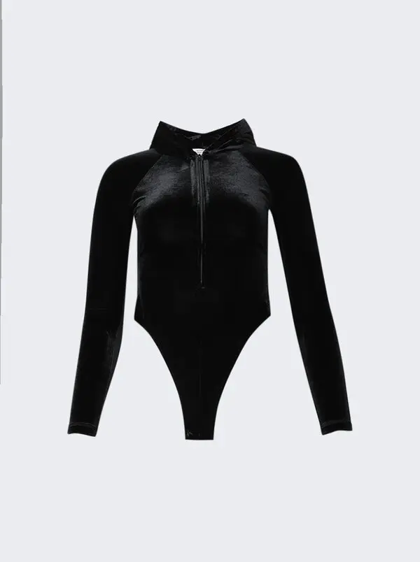 Vetements Velvet Hooded Body