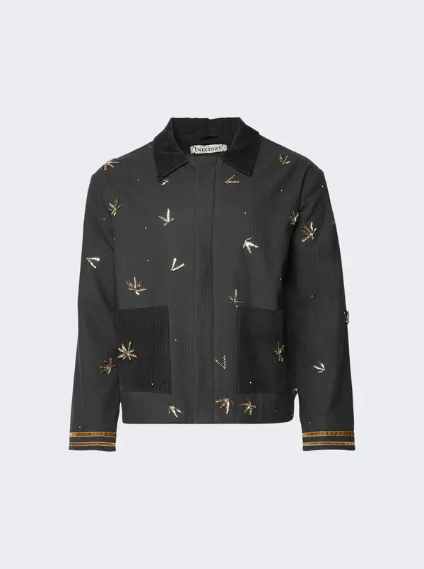 BAZISZT Baziiszt Plomb Jacket With Sequin Embellishments