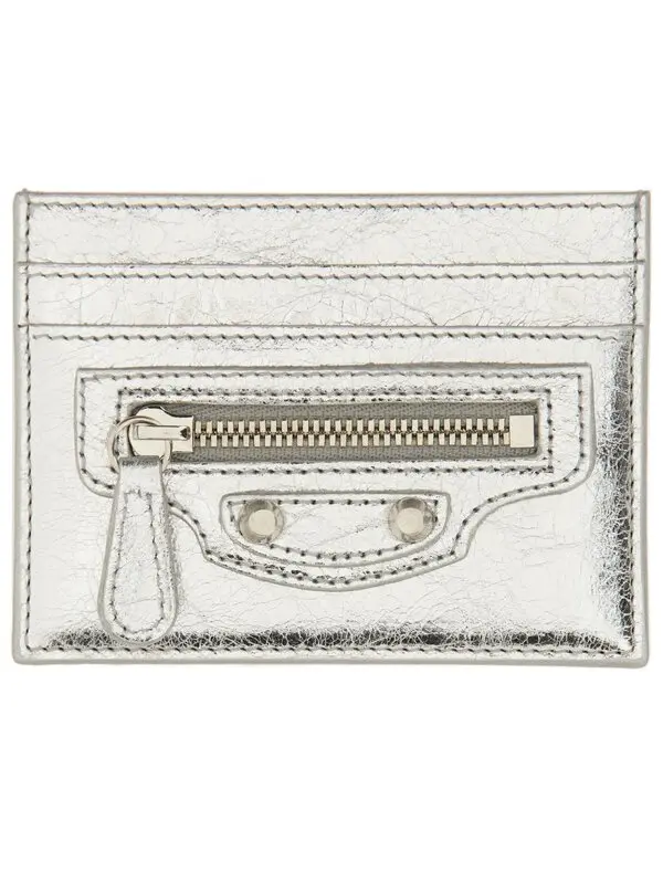Balenciaga Card Holder Le City - Silver