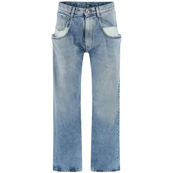 MAISON MARGIELA Straight-leg Stonewashed Jeans - Blue