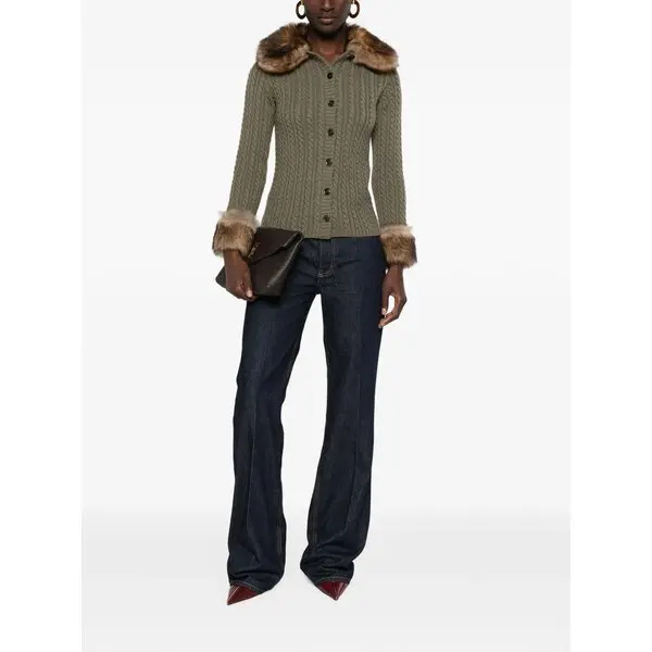Saint Laurent Denim Wide-leg Jeans