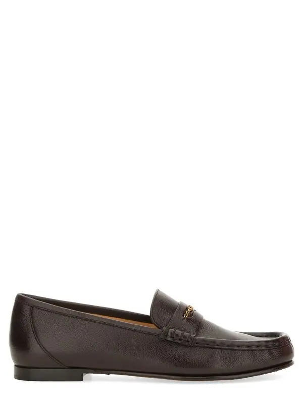 Chloé Leather Loafers - Brown