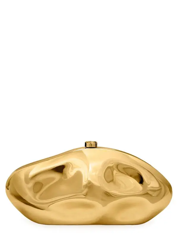 Cult Gaia Caldera Clutch - Gold