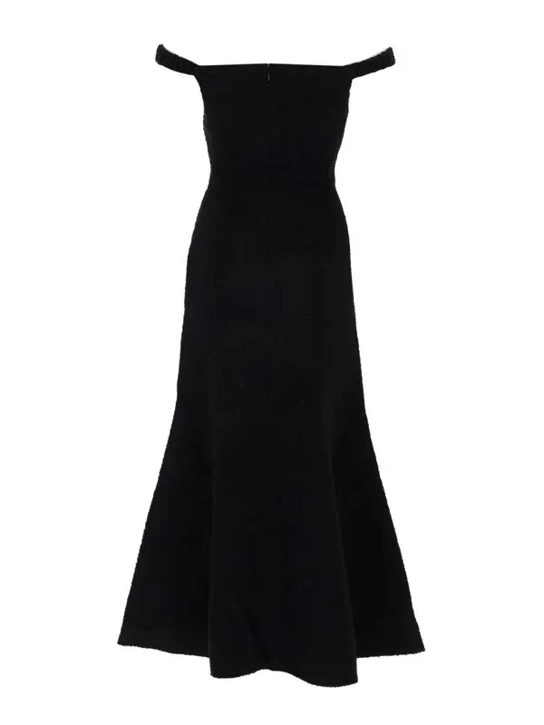 SELF-PORTRAIT Boucle Midi Dress